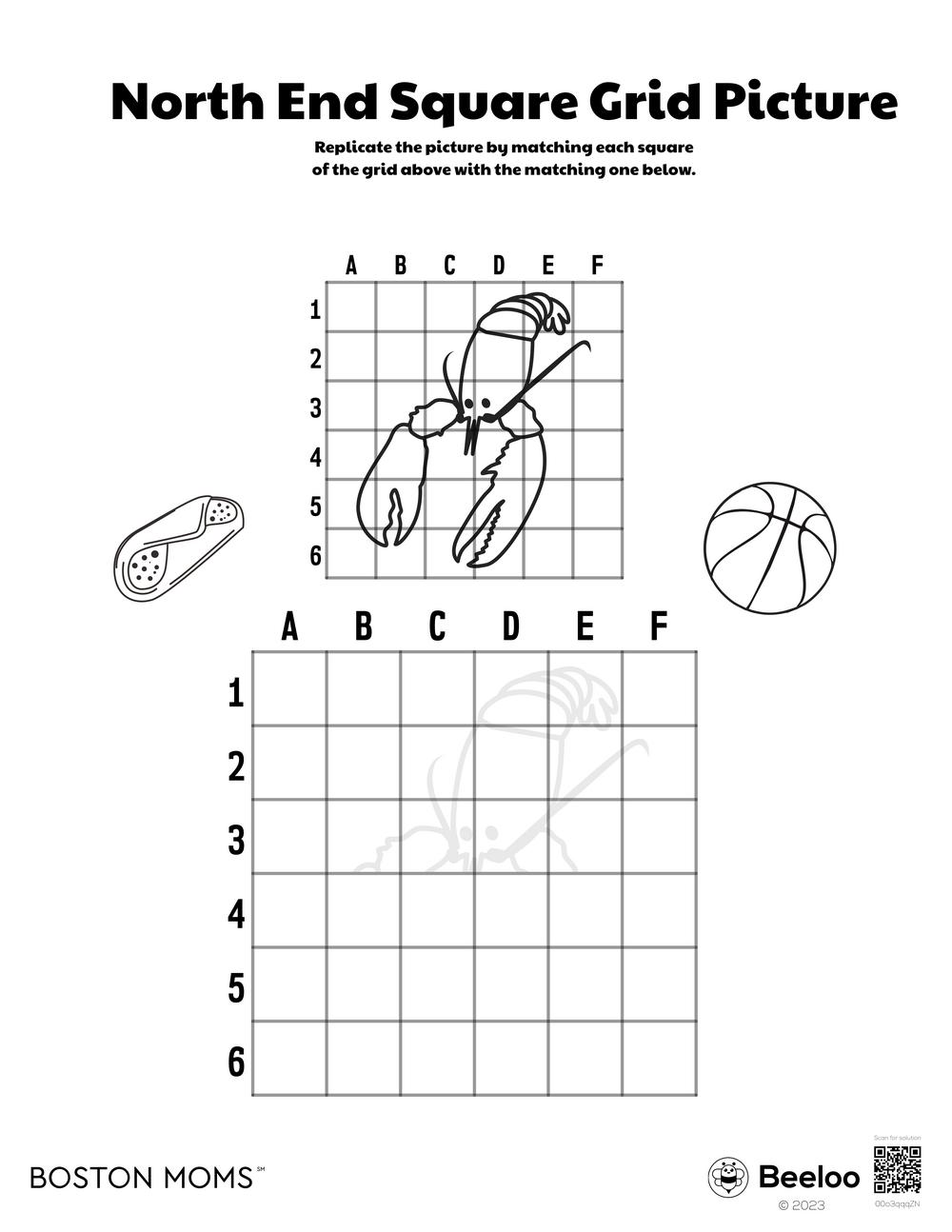 North End Square Grid Picture Beeloo Printable Crafts And Activities North End Square Grid Picture Beeloo Printable Crafts And Activities