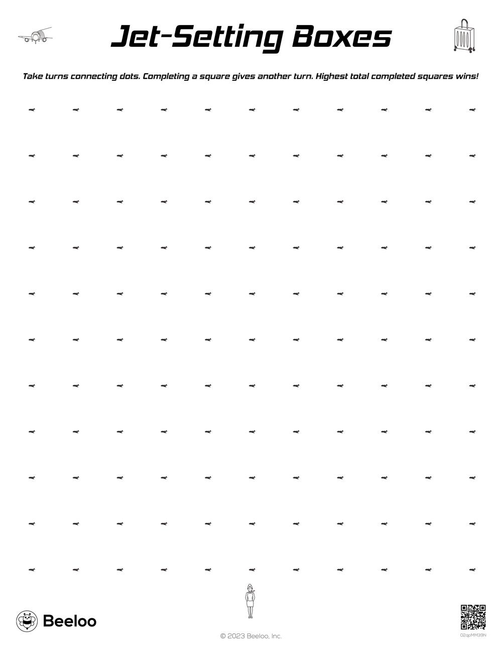 Dots And Boxes Games Beeloo Printable Crafts And Activities For Kids