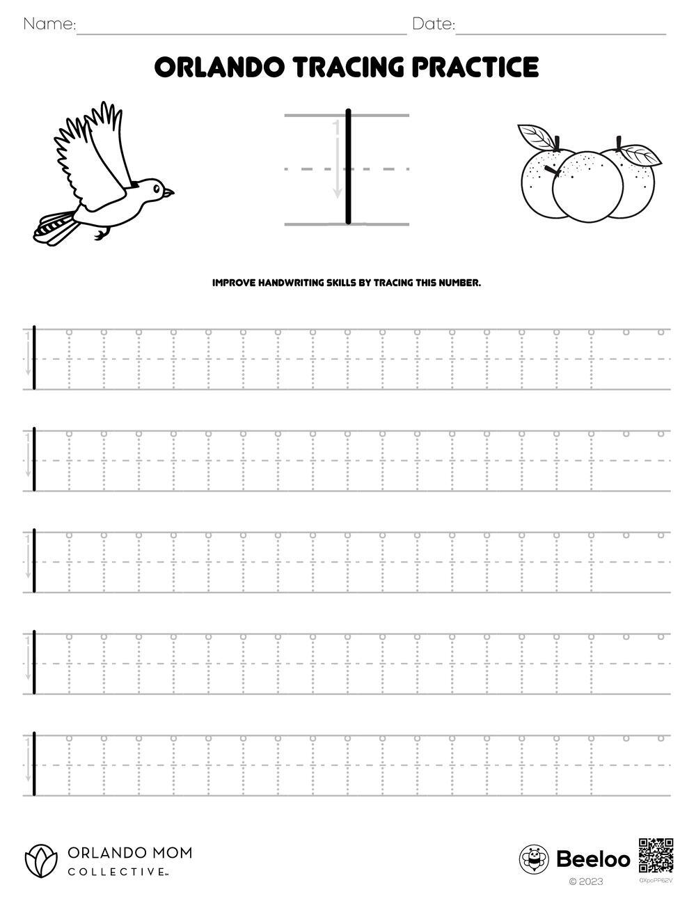 Orlando Tracing Practice Beeloo Printable Crafts And Activities For Kids Orlando Tracing Practice Beeloo Printable Crafts And Activities For Kids