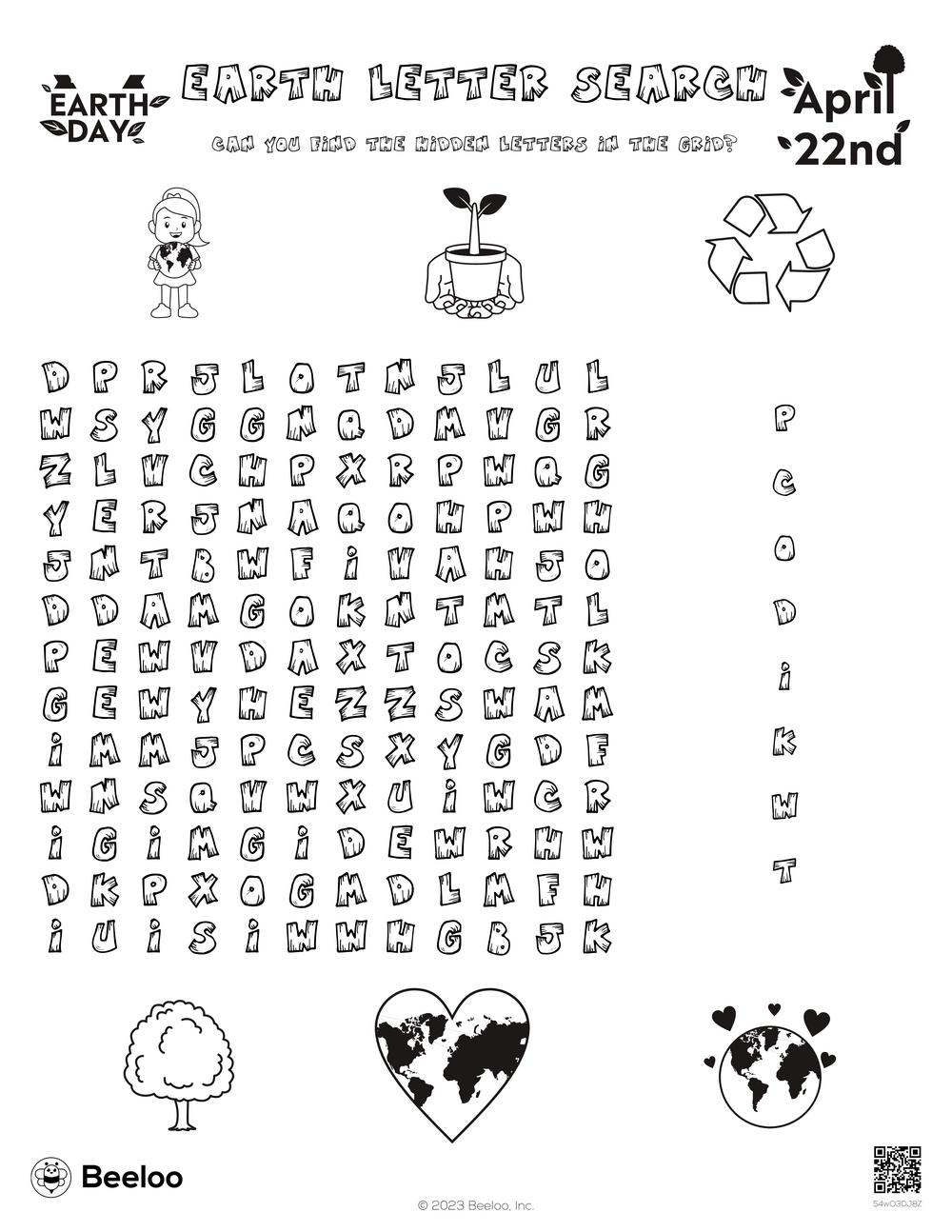 Earth Day themed Word Searches Beeloo Printable Crafts And Activities