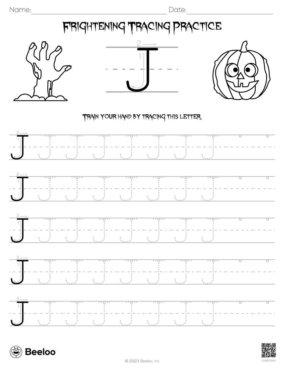 Halloween themed Word Tracing Worksheets Beeloo Printable Crafts And Halloween themed Word Tracing Worksheets Beeloo Printable Crafts And