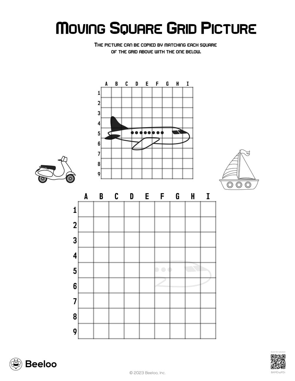 Moving Square Grid Picture Beeloo Printable Crafts For Kids BAMOvpPZx Moving Square Grid Picture Beeloo Printable Crafts For Kids BAMOvpPZx