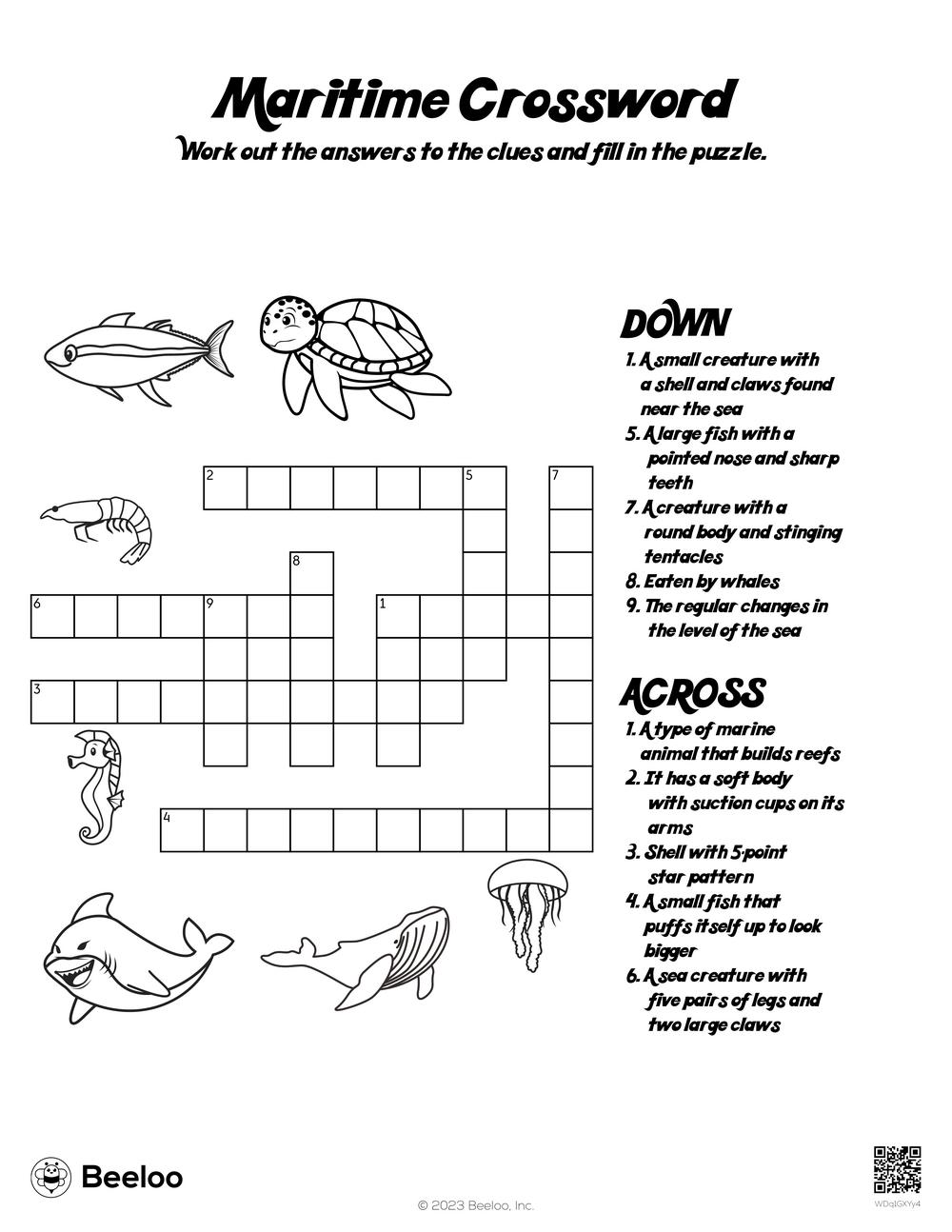 Maritime Crossword Beeloo Printable Crafts For Kids WDq1GXYy4 Maritime Crossword Beeloo Printable Crafts For Kids WDq1GXYy4